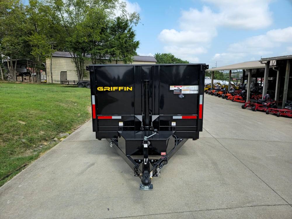 7x14 Telescopic Hydraulic Dump Trailer with 4ft Sides (2) 7K Axles 14K