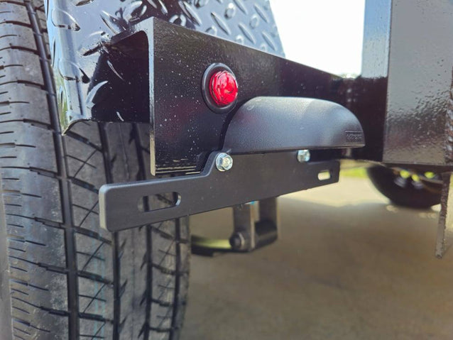 6.4x14 Straight Deck Utility Trailer 3,500lb Axles Tall Gate