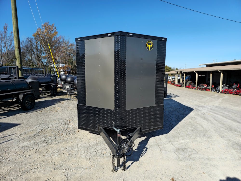 7x12 Charcoal Concession Porch Trailer Food Serving Merchandising - SLE ...