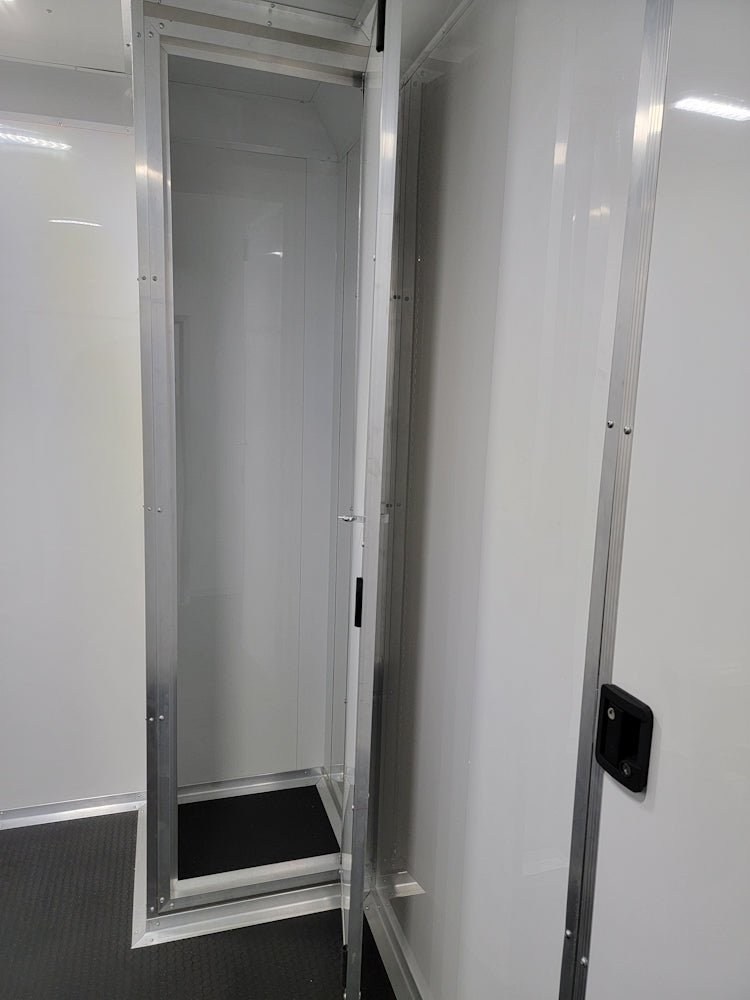 8.5' X 20' Black Concession Trailer Office & Mobile Command Center ...