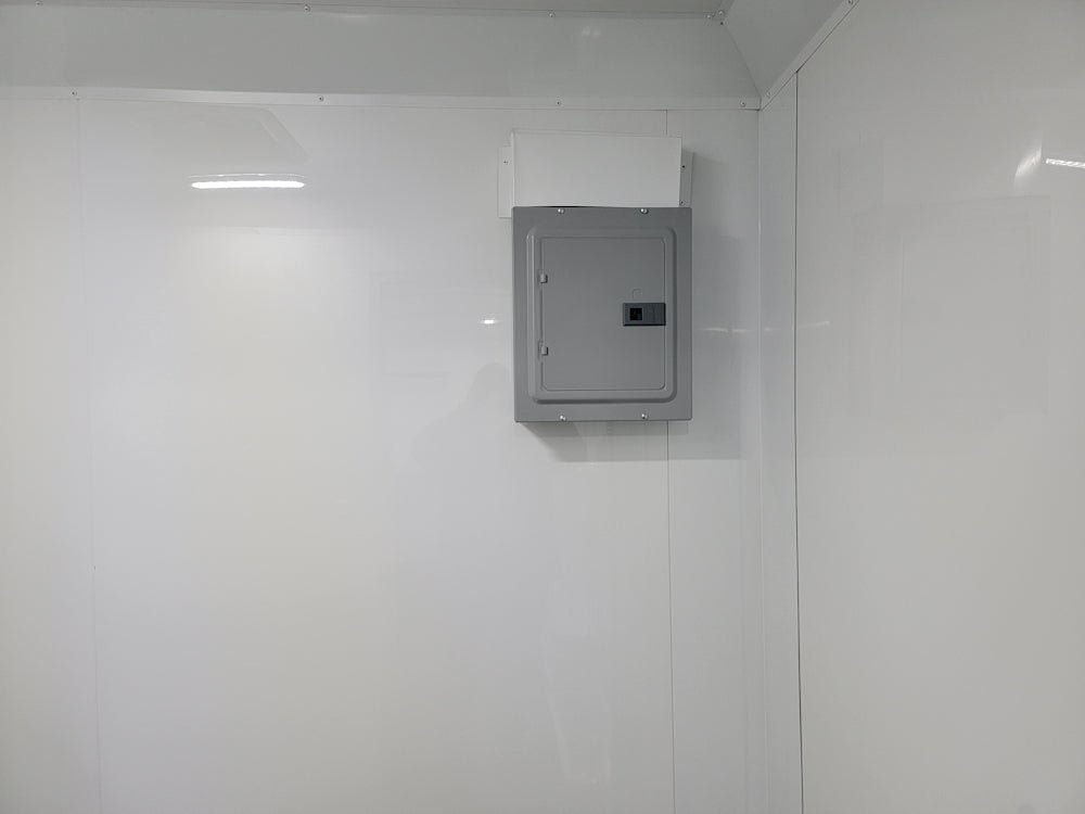 8.5' X 20' Black Concession Trailer Office & Mobile Command Center ...