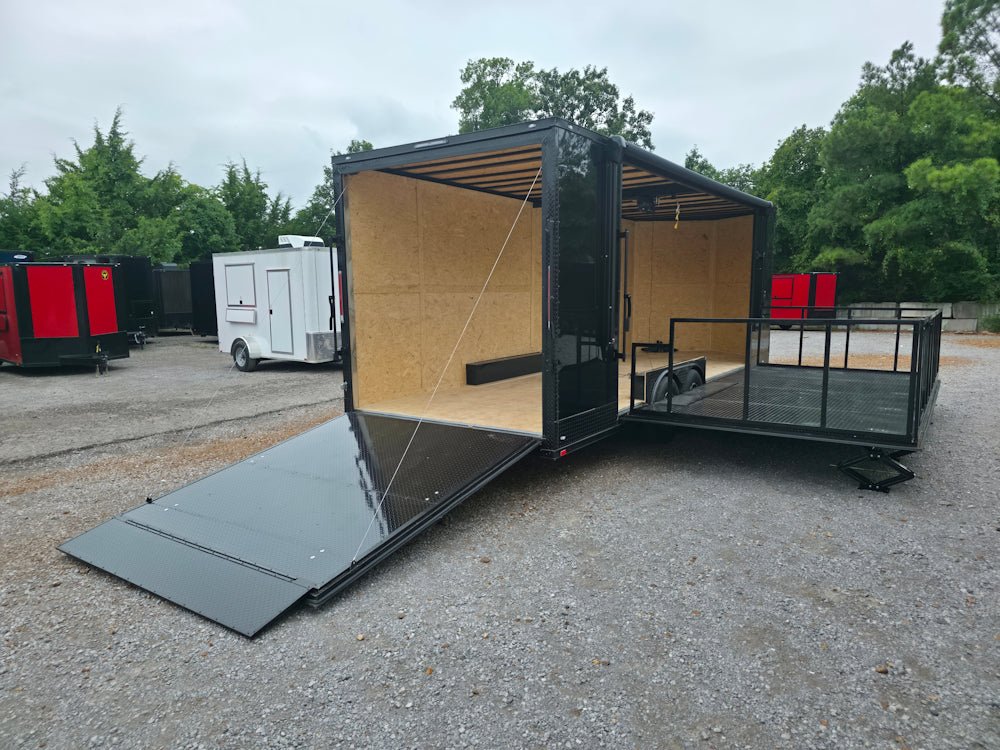 8.5' X 24' Custom Stage and Marketing Showcase Enclosed Trailer - SLE ...
