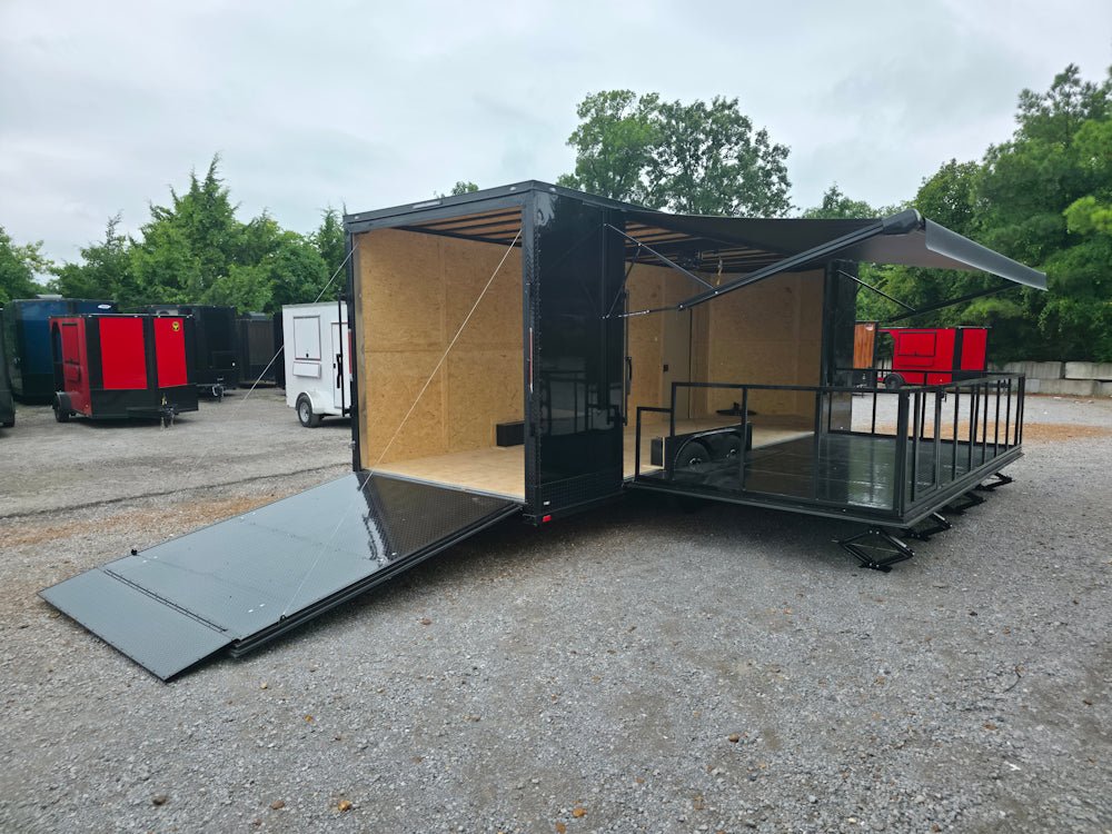 8.5' X 24' Custom Stage and Marketing Showcase Enclosed Trailer - SLE ...