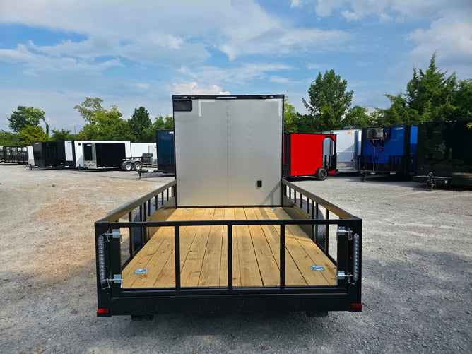 7' X 20' Silver With Blackout Custom Hybrid Trailer - SLE Equipment
