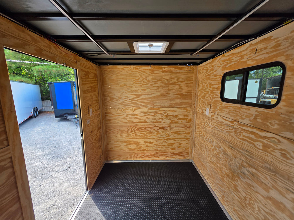 7' X 20' Silver With Blackout Custom Hybrid Trailer - SLE Equipment