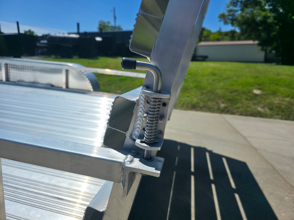 Used 6.4' x 16' All Aluminum Utility Trailer Dual Axle Straight Deck 7K ...