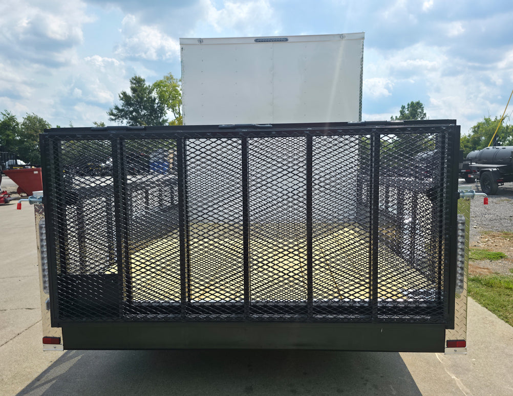 7x18 Hybrid Enclosed Trailer with Side Door (2) 5,200lb Axles Storage