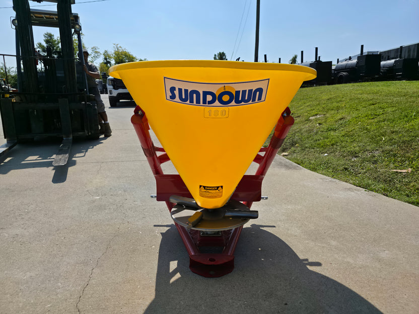 Sundown PL 180 Fertilizer Spreader 3 Point Hitch Attachment - SLE Equipment