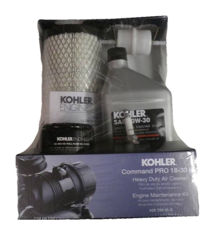 Kohler Command Pro Engine Maintenance Kit and Heavy Duty Air Filter 18