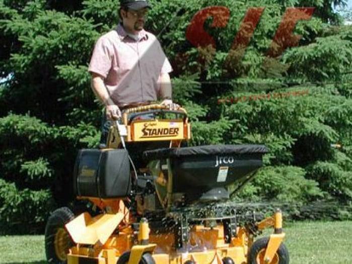 JRCO Electronic Broadcast Spreader Walkbehind Stand-On 504JRCO