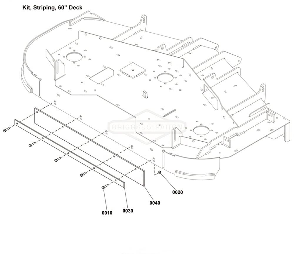 Ferris 5601385 Striper Kit for SRSZ2/IS700/ISX800/ISX2200 with 60" Dec