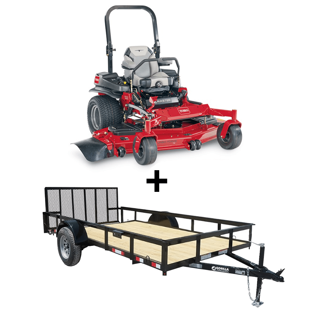 Toro 72961 72" ZMaster Zero Turn Mower Util Trailer Bundle