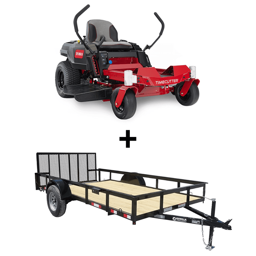 Toro 75734 TimeCutter 34" Zero Turn Mower Util Trailer Bundle