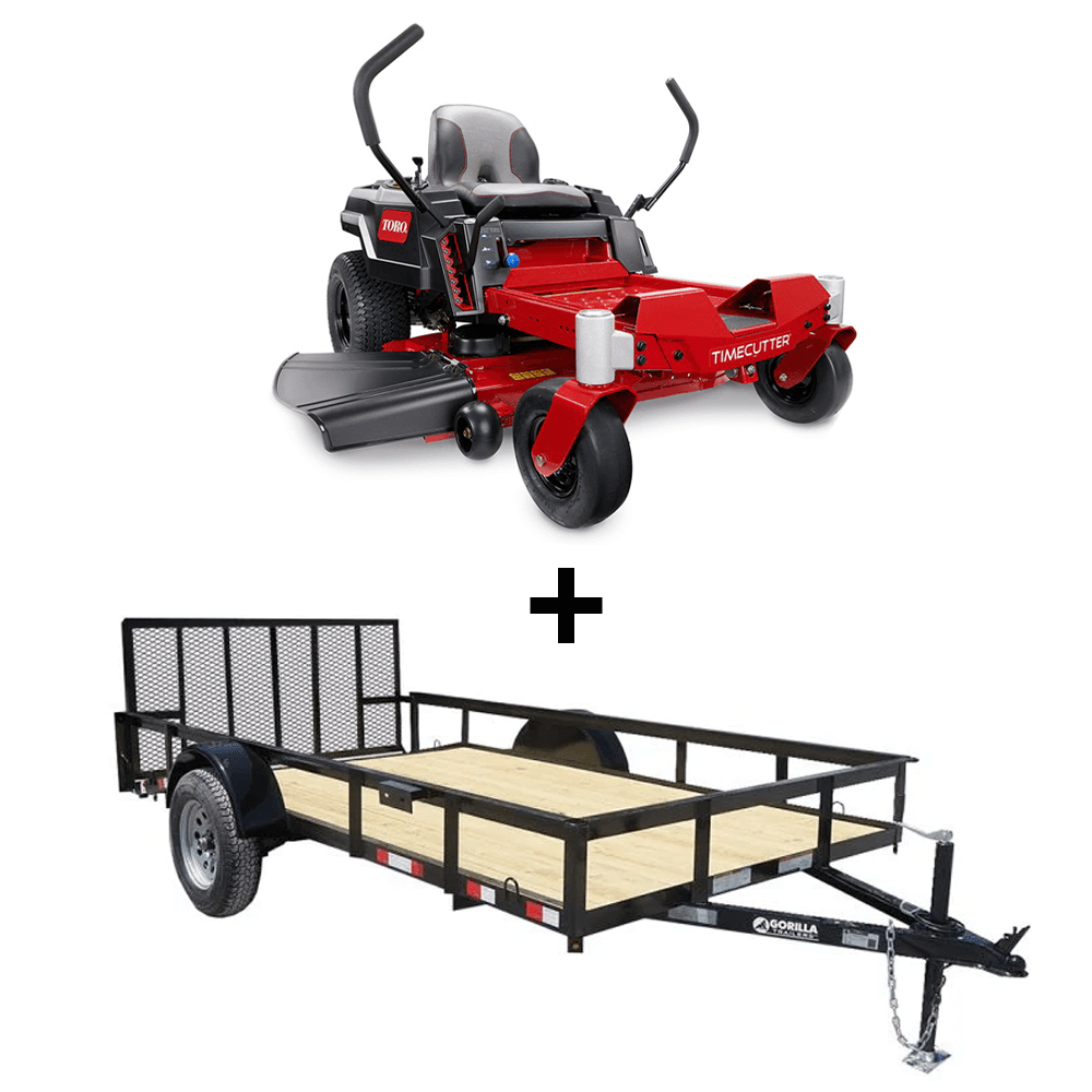 Toro 75746 TimeCutter Zero Turn Mower Utility Trailer Bundle