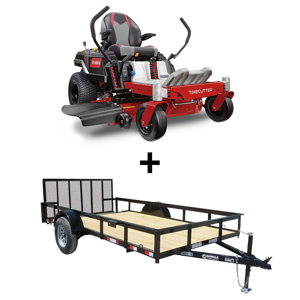 Toro 75747 42" TimeCutter Zero Turn Mower Utility Trailer Bundle