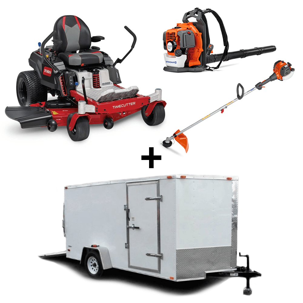 Toro 75756 TimeCutter MyRIDE 54" Zero Turn Mower Encl Trailer Handheld