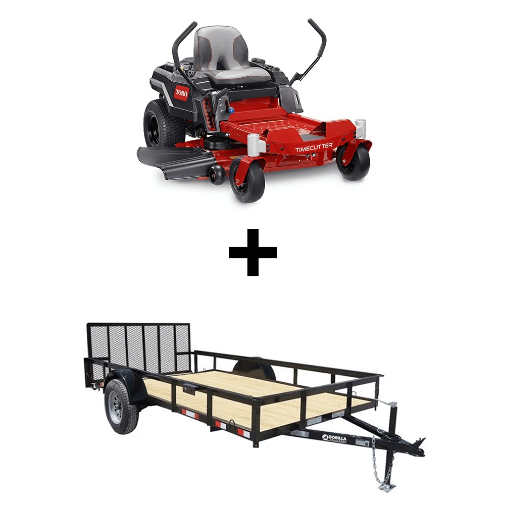 Toro 77404 42" TimeCutter Zero Turn Mower Utility Trailer Package Deal