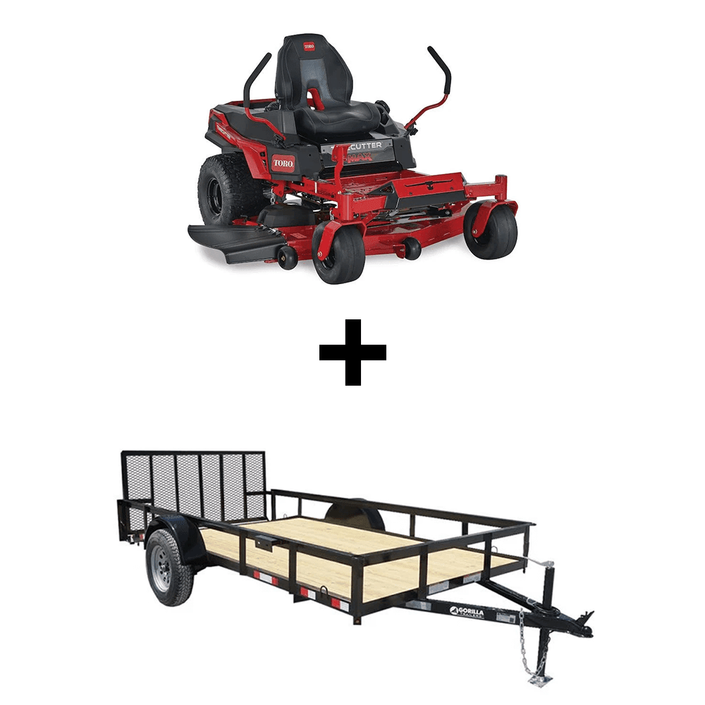 Toro 77501 50" TimeCutter Max Zero Turn Mower Utility Trailer Package