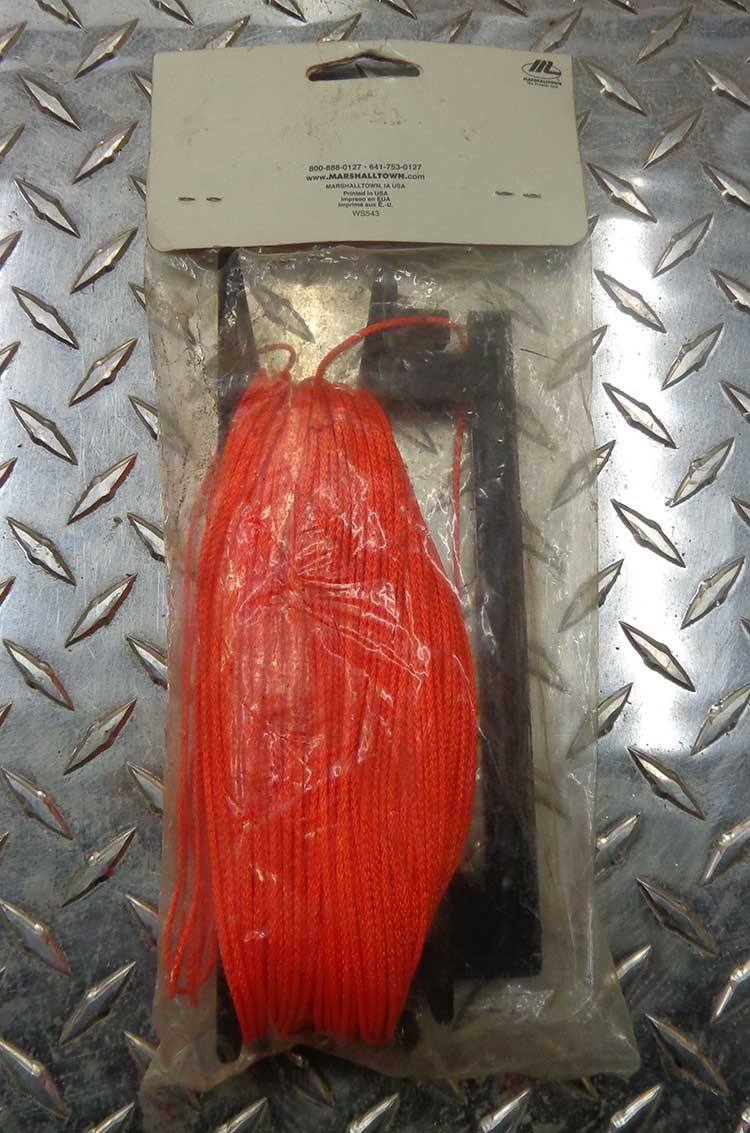 Marshalltown Mason's Line with Winder and Handle Orange