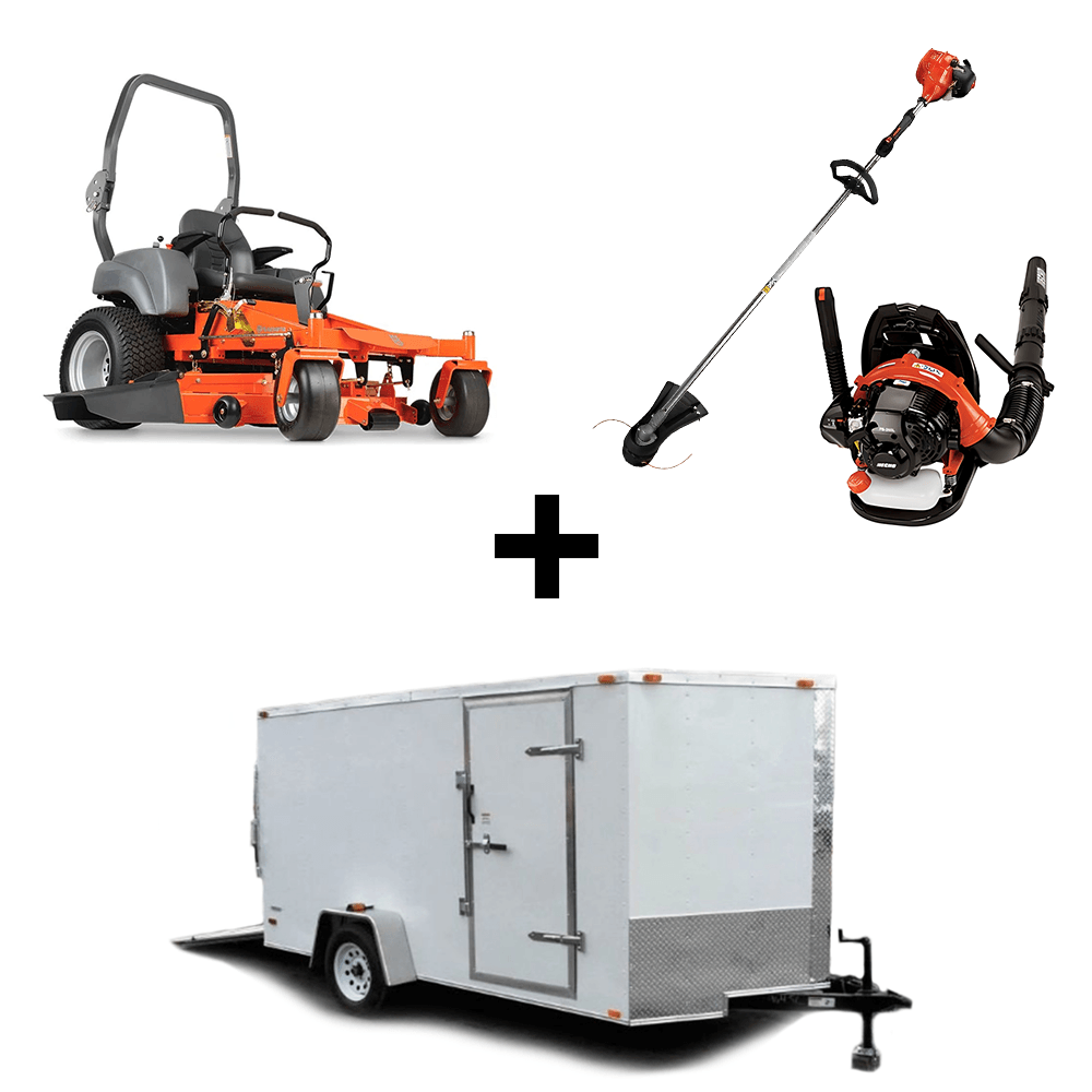 Husqvarna MZ61 Zero Turn Mower 61" 24HP Kawasaki Handheld Enclosed Pac