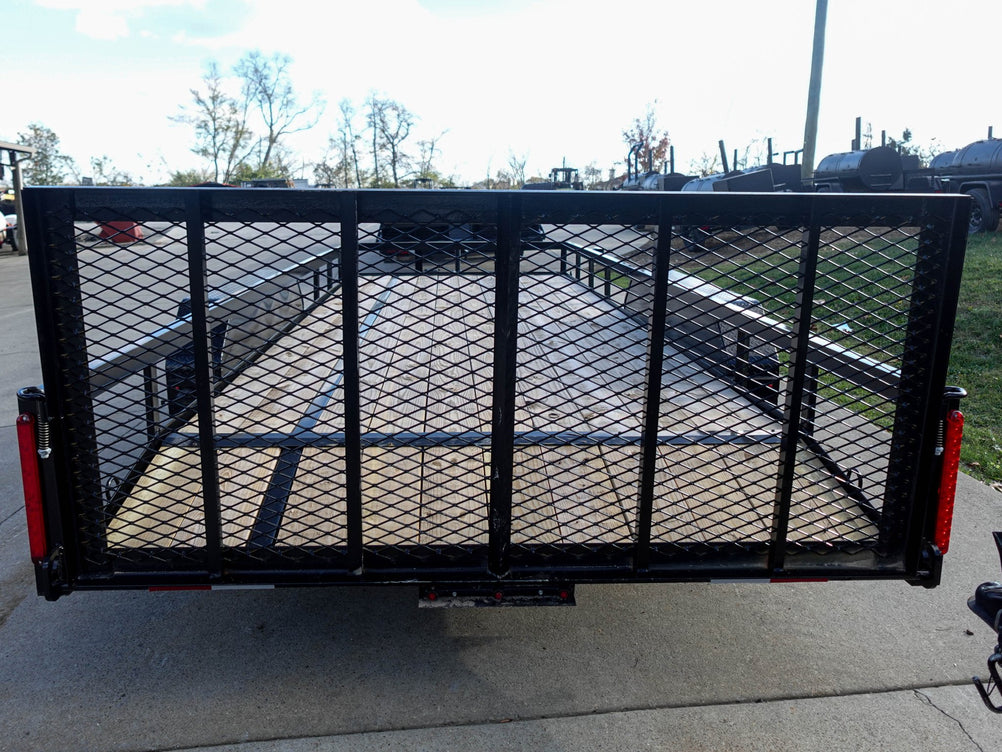 7x18 Dovetail Utility Trailer with gate (2) 3,500lb Axles 7K GVWR