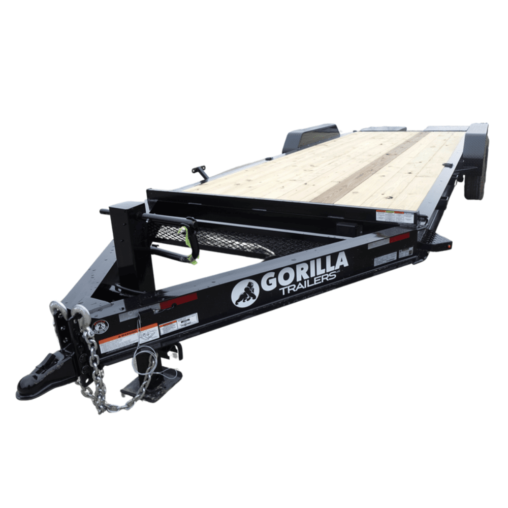 7x20 Equipment Trailer 2-7K Axles Mini King Kong Ramps