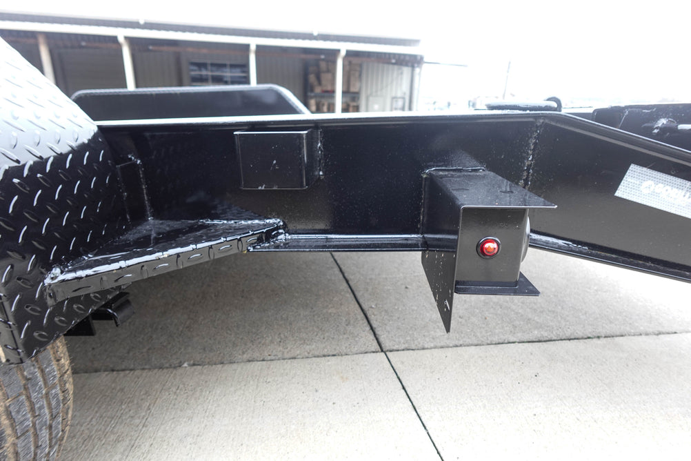 7x20 Equipment Trailer 2-7K Axles Mini Mega Ramps