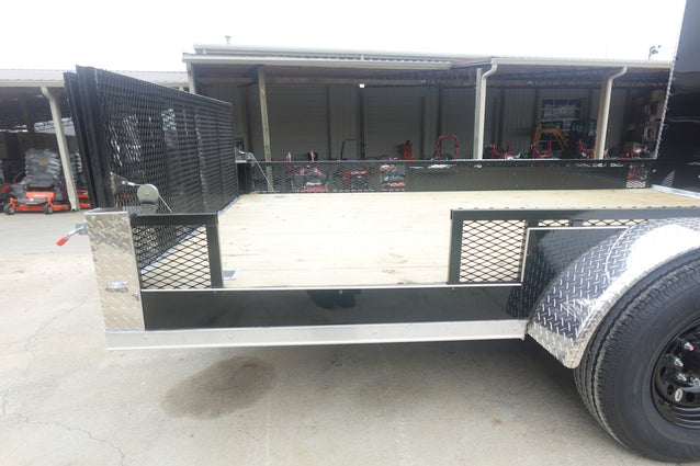 7x20 Black V-nose Hybrid Enclosed Trailer (2) 7K Axles - SLE Equipment