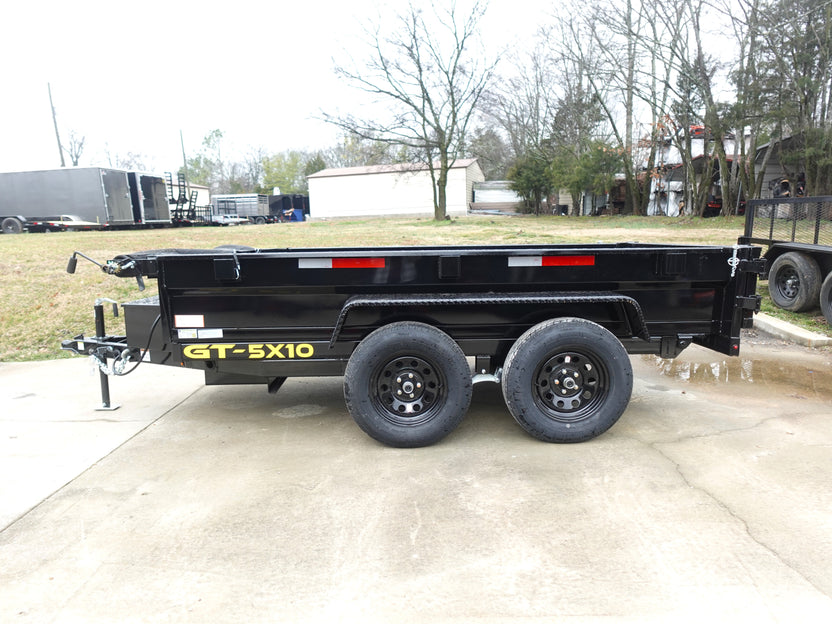 5x10 Hydraulic Dump Trailer with 16" Sides 7K