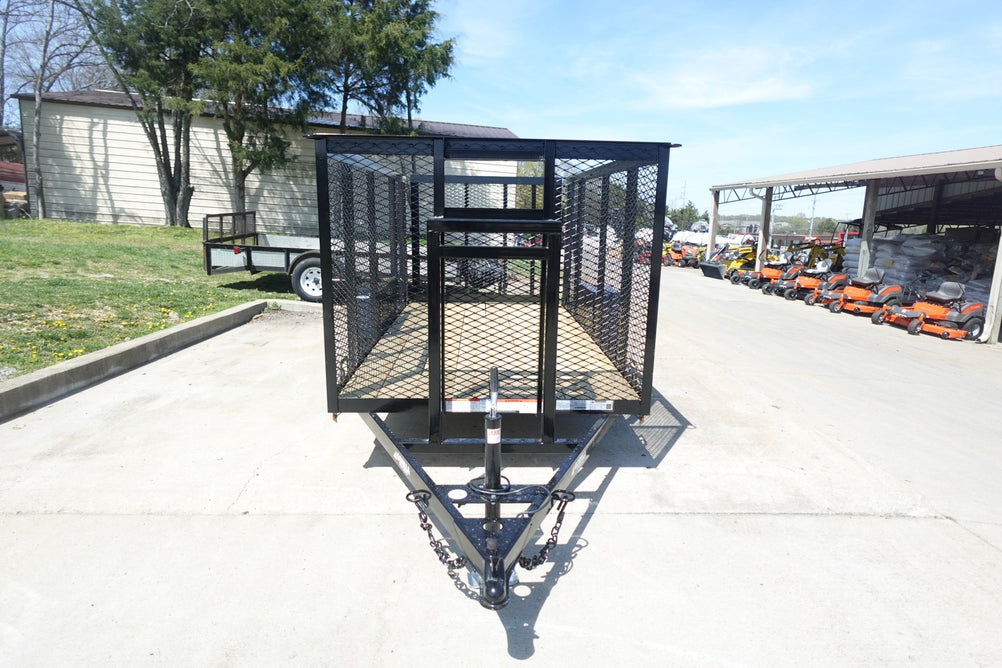 5x10 Straight Deck Debris Loader Utility Trailer (1) 3500lb Axle