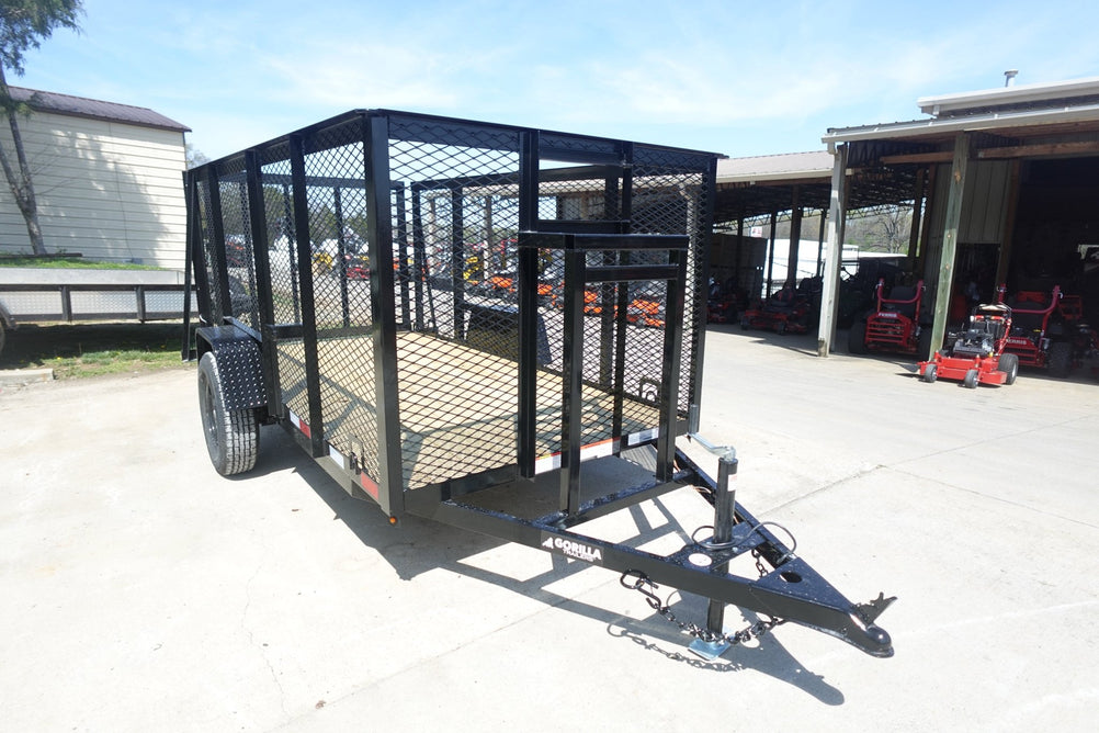 5x10 Straight Deck Debris Loader Utility Trailer (1) 3500lb Axle - SLE ...