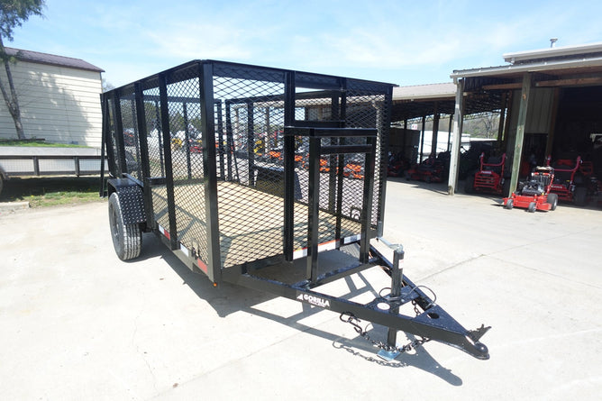 5x10 Straight Deck Debris Loader Utility Trailer (1) 3500lb Axle - SLE ...