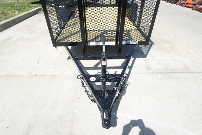5x10 Straight Deck Debris Loader Utility Trailer (1) 3500lb Axle - SLE ...