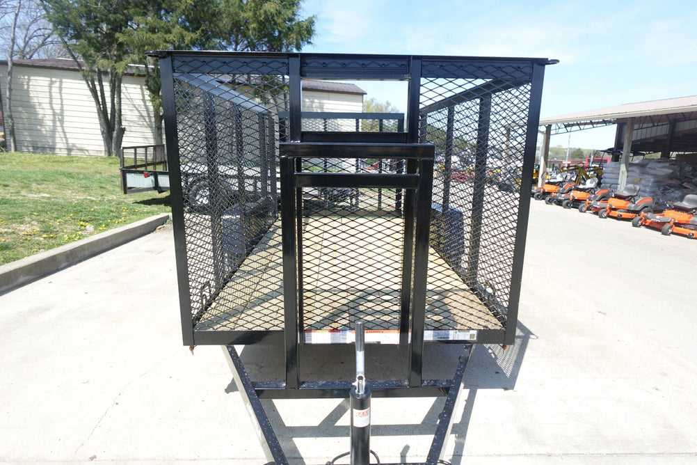5x10 Straight Deck Debris Loader Utility Trailer (1) 3500lb Axle