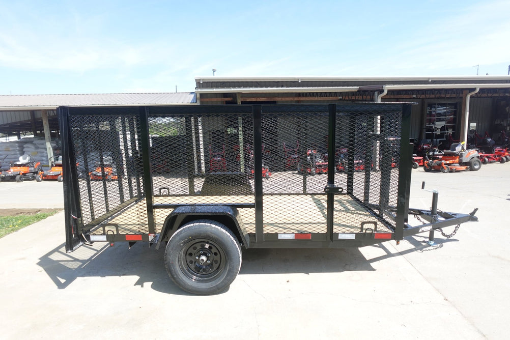 5x10 Straight Deck Debris Loader Utility Trailer (1) 3500lb Axle - SLE ...