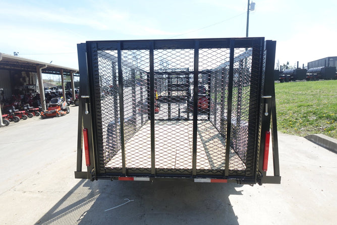 5x10 Straight Deck Debris Loader Utility Trailer (1) 3500lb Axle - SLE ...