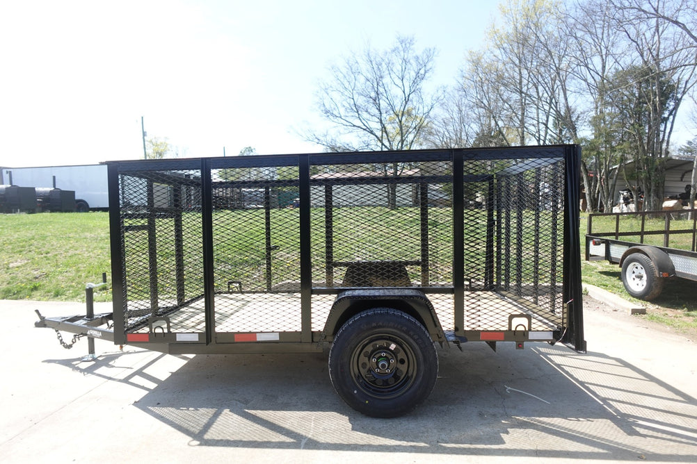 5x10 Straight Deck Debris Loader Utility Trailer (1) 3500lb Axle - SLE ...