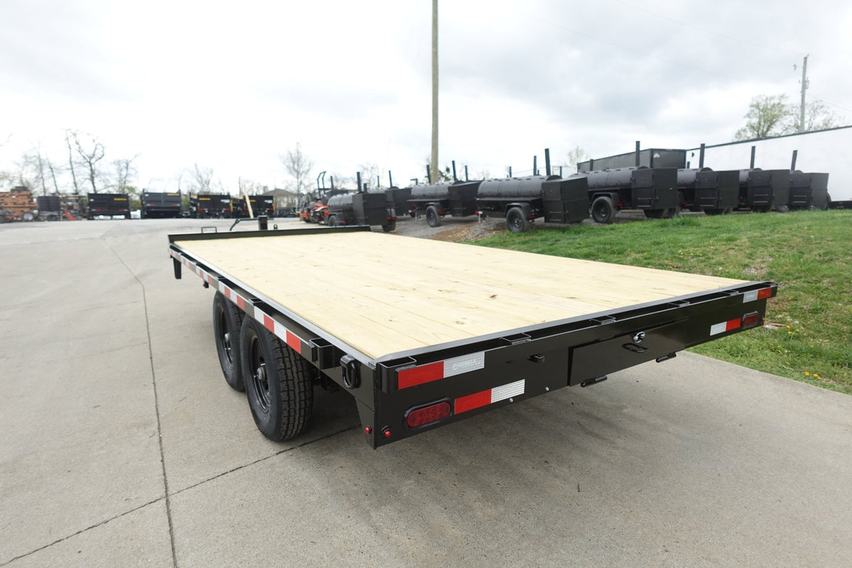 8.5x16 I-Beam Deckover Equipment Trailer (2) 7k axles 14k GVWR - SLE ...