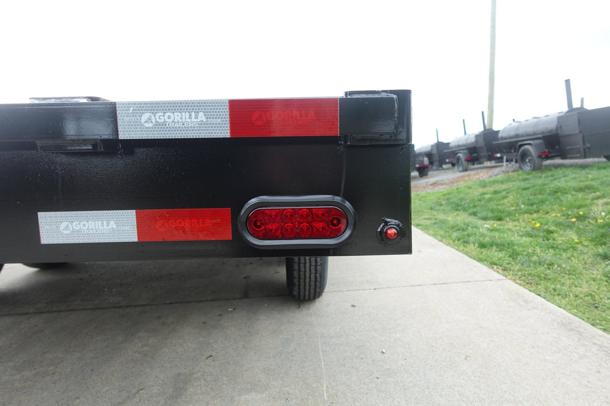8.5x16 I-Beam Deckover Equipment Trailer (2) 7k axles 14k GVWR - SLE ...