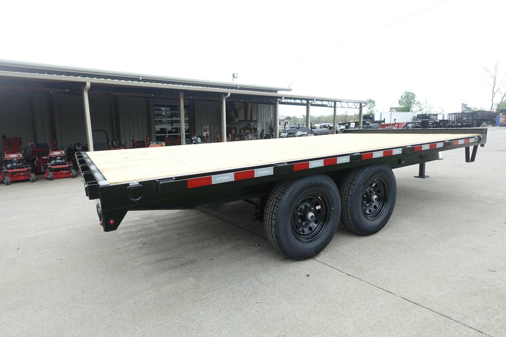 8.5x16 I-Beam Deckover Equipment Trailer (2) 7k axles 14k GVWR - SLE ...
