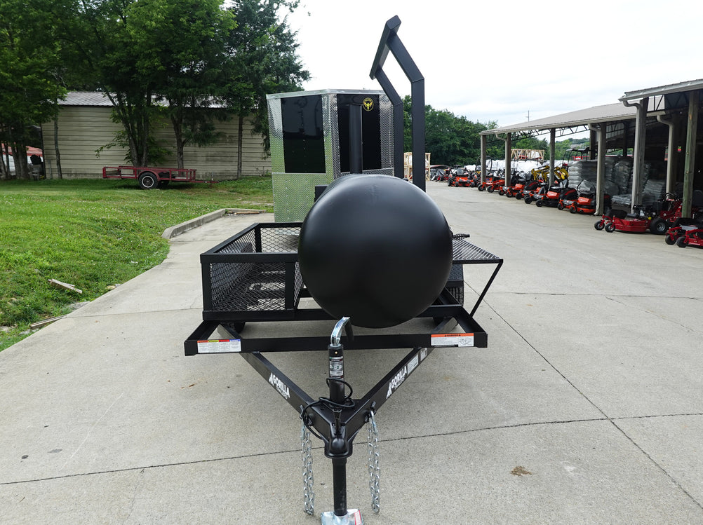 330 GAL Smoker Single Door With CounterWeight with Double Racks - SLE ...