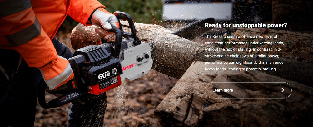 Kress KC300.9 Commercial-Grade 60V 16" Chainsaw (Tool Only)