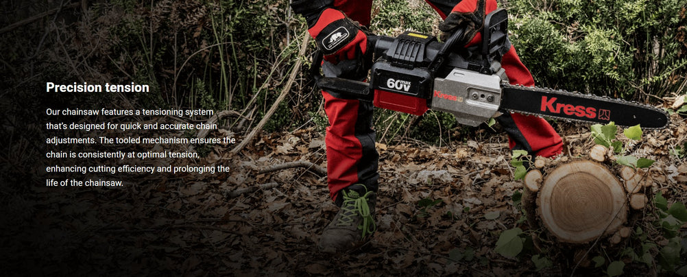 Kress KC300.9 Commercial-Grade 60V 16" Chainsaw (Tool Only)