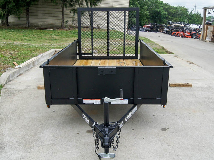 5x10 Utility Trailer with 18in Metal Sides 3500lb Axle - SLE Equipment