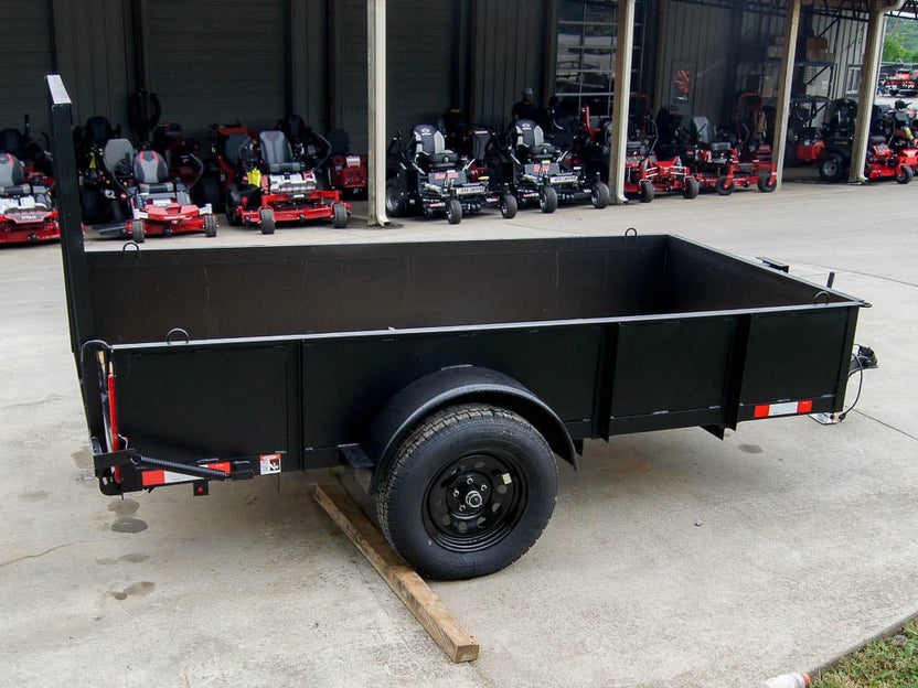 5x10 Utility Trailer with 18in Metal Sides 3500lb Axle - SLE Equipment