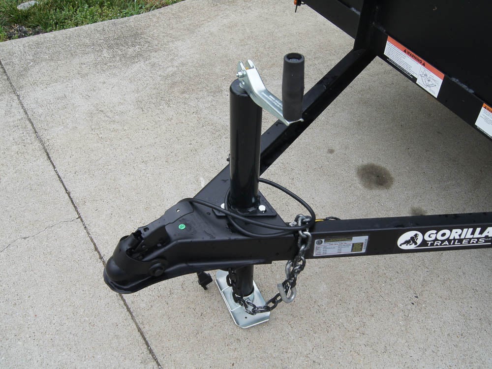 5x10 Utility Trailer with 18in Metal Sides 3500lb Axle - SLE Equipment
