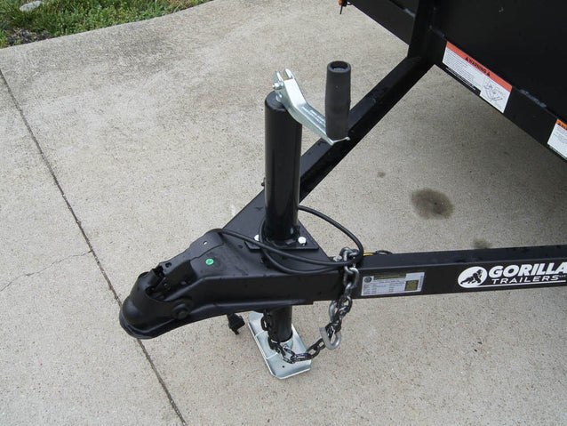 5x10 Utility Trailer with 18in Metal Sides 3500lb Axle - SLE Equipment