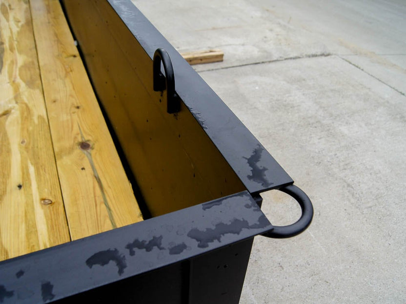 5x10 Utility Trailer with 18in Metal Sides 3500lb Axle - SLE Equipment
