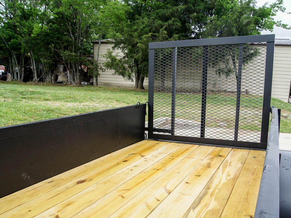 5x10 Utility Trailer with 18in Metal Sides 3500lb Axle - SLE Equipment