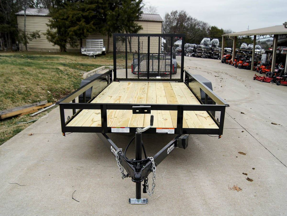 6.4x14 Straight Deck Off Road ATV/UTV Utility Trailer (2) 3,500lb Axle